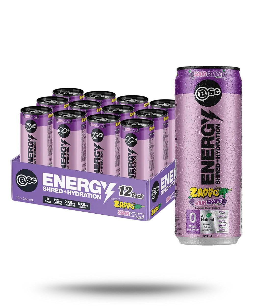 BSc Energy Shred+Hydration Zappo | All Natural 5-in-1 Energy – BSc ...
