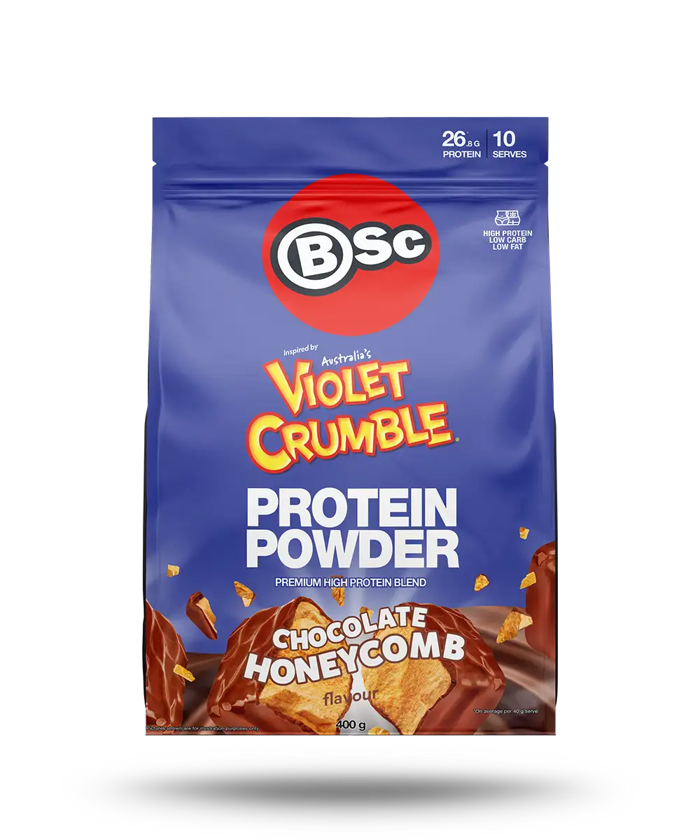 BSc x Violet Crumble Protein Powder